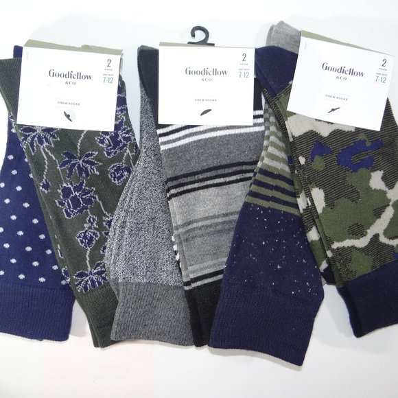 Goodfellow & Co | Underwear & Socks | Goodfellow Comens 6 Crew Socks ...